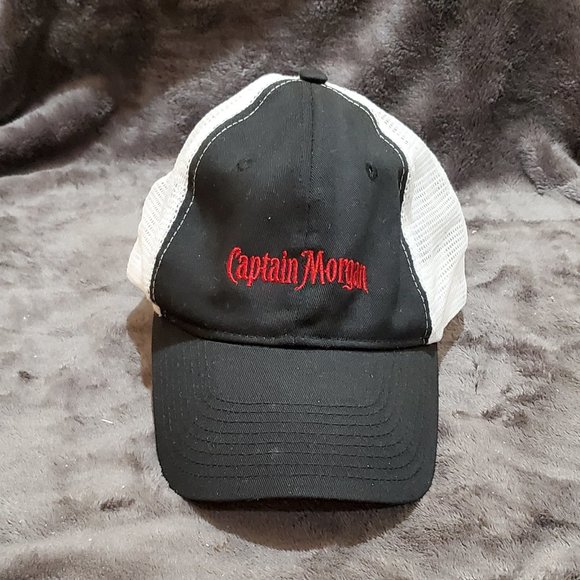 Captain Morgan | Accessories | Captain Morgan Snapback Hat Blackwhite ...